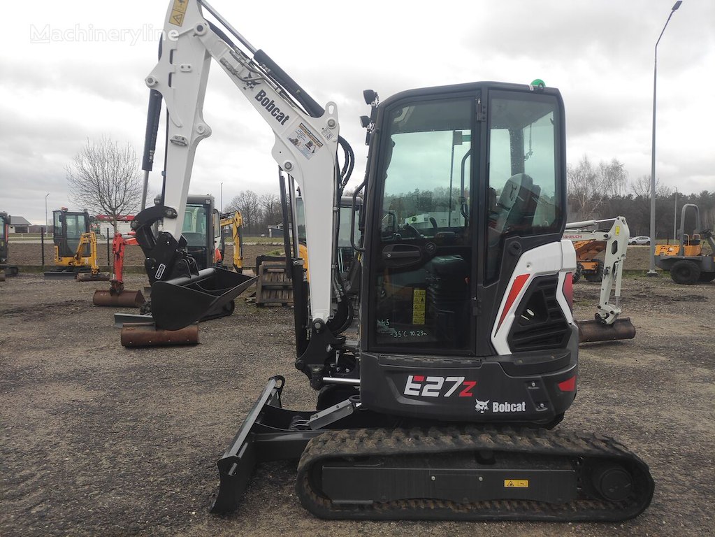 Bobcat E 27 Z 2019r 1700mtg hydrauliczne szybkozłącze obrót w obrysie mini bager