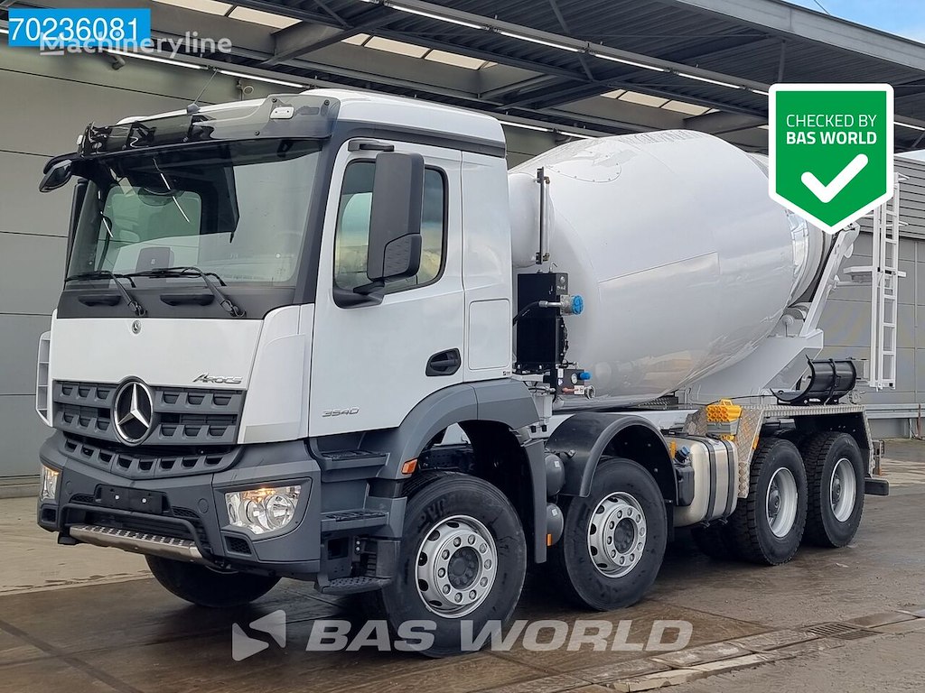 Novi Mercedes-Benz Arocs 3540 8X4 Big-Axle 9m3 mixer Euro 6 kamion s mešalicom za beton