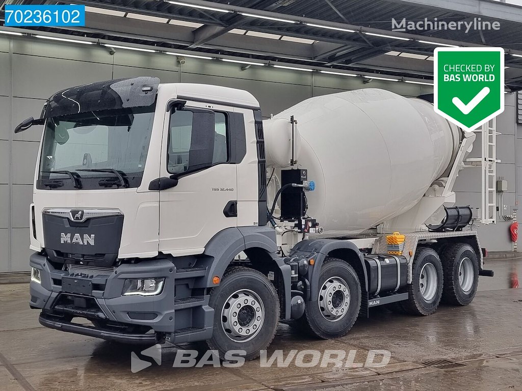 Novi MAN TGS 32.440 8X4 NEW! 9m3 Mixer Euro 6 kamion s mešalicom za beton