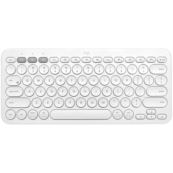 LOGITECH K380S Multi-Device Bluetooth Keyboard - TONAL WHITE - US INTL ( 920-011852 )