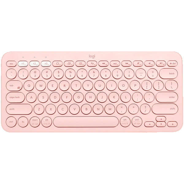 LOGITECH K380S Multi-Device Bluetooth Keyboard - TONAL ROSE - US INTL ( 920-011853 )