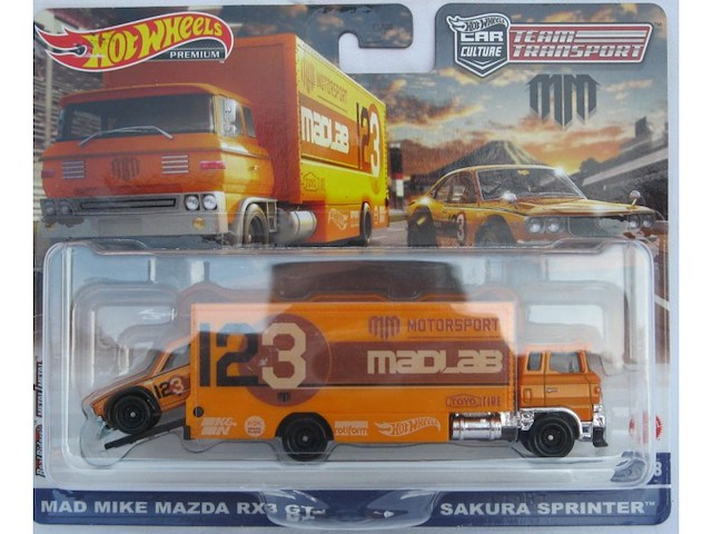 hot wheels mazda RX3 &; sakura sprinter