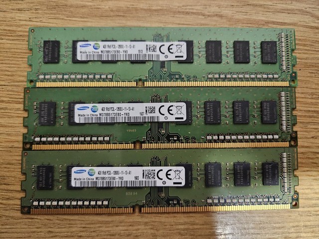 Samsung DDR3 RAM Memorija 4GB PC3L-12800U M378B5173EB0