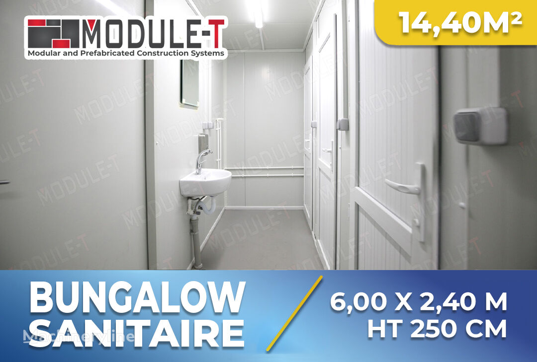 Novi Module-T 10' BUNGALOW SANITAIRE-TOILETTES MOBILE CONTENEUR MODULAIRE sanitarni kontejner