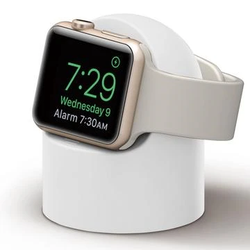 APPLE WATCH SERIES ULTRA/8/SE (2022)/7/SE/6/5/4/3/2/1 POSTOLJE ZA PUNJENJE - BELO