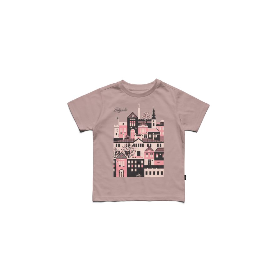 Downtown, dečija roze majica