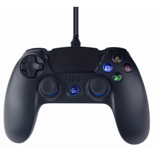 JPD-PS4U-01 Gembird USB 2.0 analog vibration gamepad, PlayStation 4 / PC, 3m black