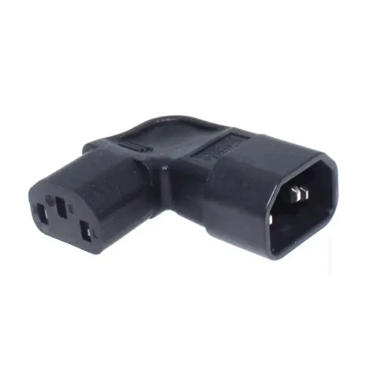 Adapter napojni C14 M-C13 F ugaoni desni