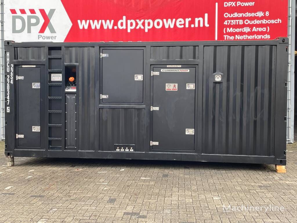 Novi Cummins KTA50GS8 - 1.675 kVA Generator - DPX-18821 diesel generator