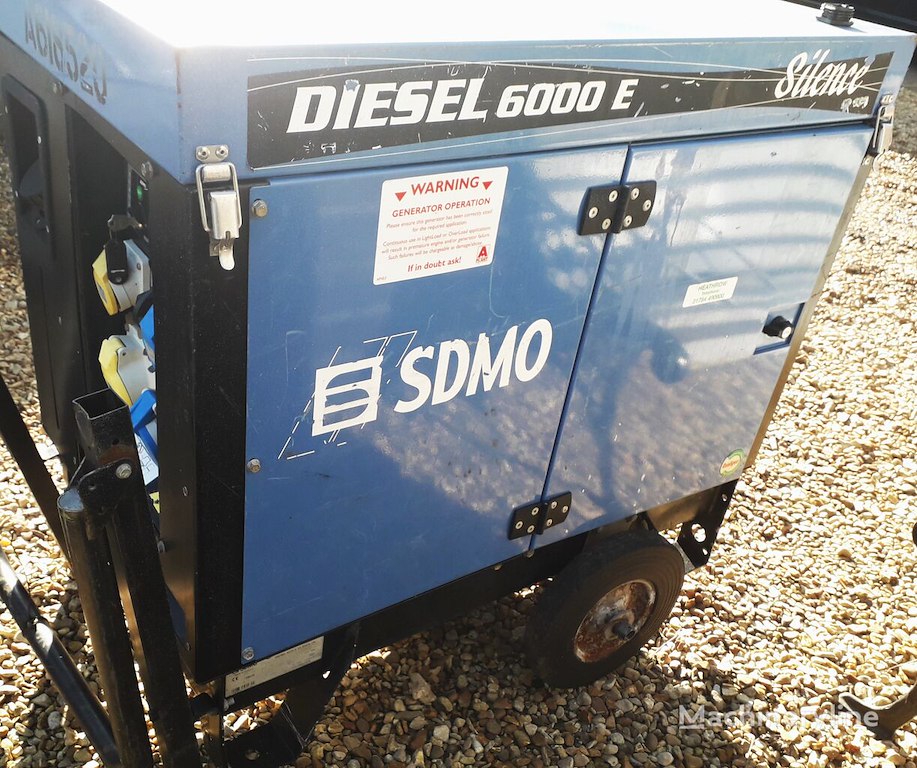 SDMO 6000E diesel generator