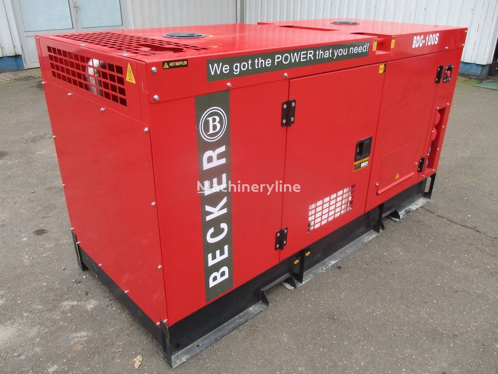 Novi Becker BDG-100S , New Diesel generator , 100 KVA, 3 Phase, 2 Pieces in