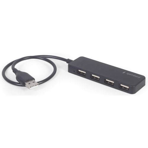 UHB-CM-U2P4-01 Gembird 4-port USB Type-C HUB, black