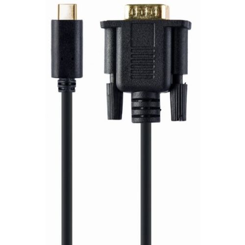 A-CM-VGAM-01 Gembird USB-C to VGA-M adapter, 2 m, black, blister