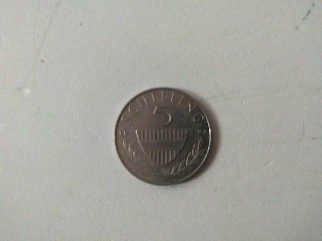 5 šilinga Austrija, 1992.