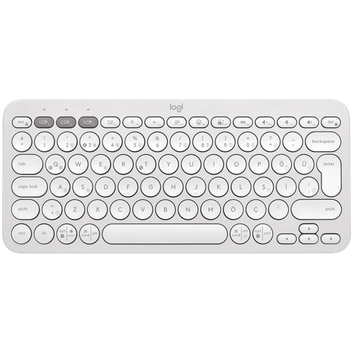 Logitech K380s Pebble Keys 2 Tonal White