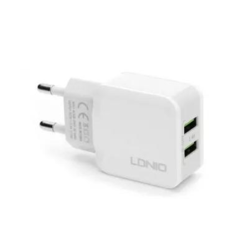 LDNIO USB Charger 2 Ports 5V/2.4A 12W Beli