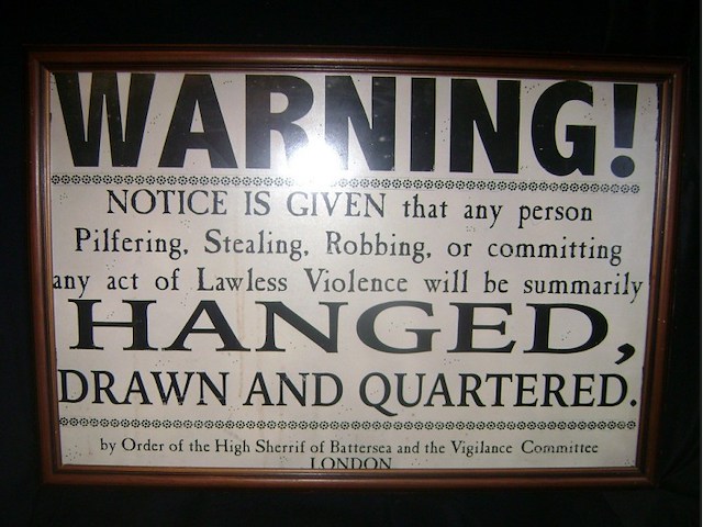 Reklama limena Warning