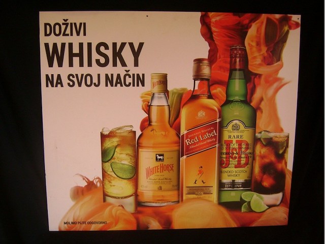 Reklama Whisky