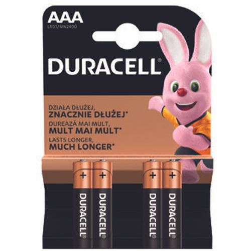 Duracell AAA PAK4 CK, 1.5V LR3 MN2400, ALKALNE baterije duralock