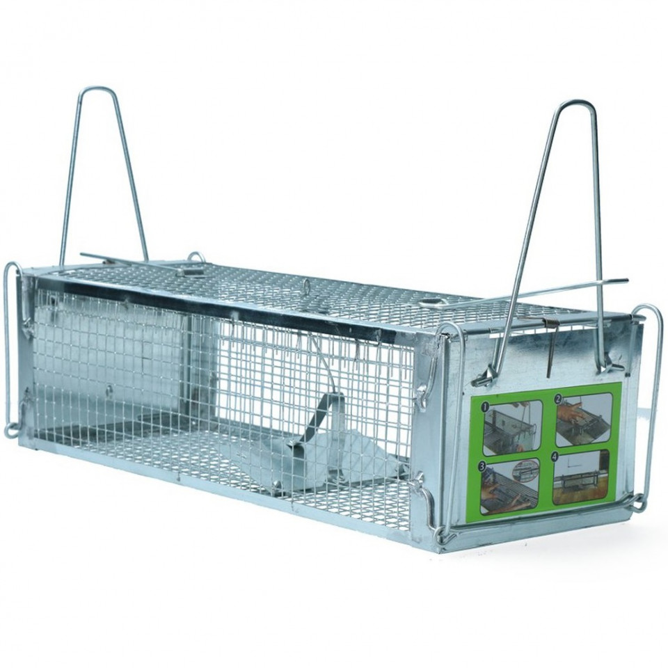 Kavez za pacove - pacolovka PRO 41x14x11cm Swissino Solutions