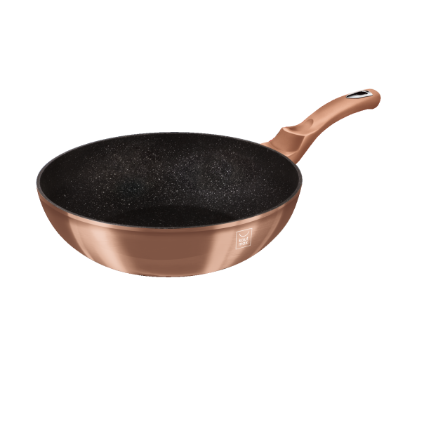 KAUFMAX Wok tiganj 28cm rose gold metalic collection km-0051