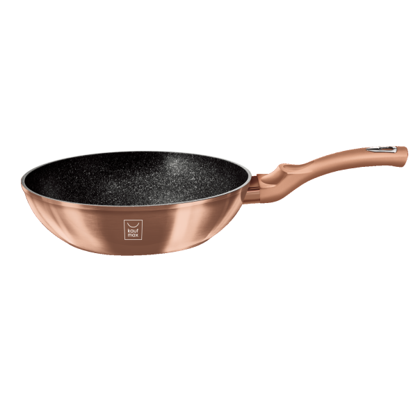 KAUFMAX Wok tiganj 28cm rose gold metalic collection