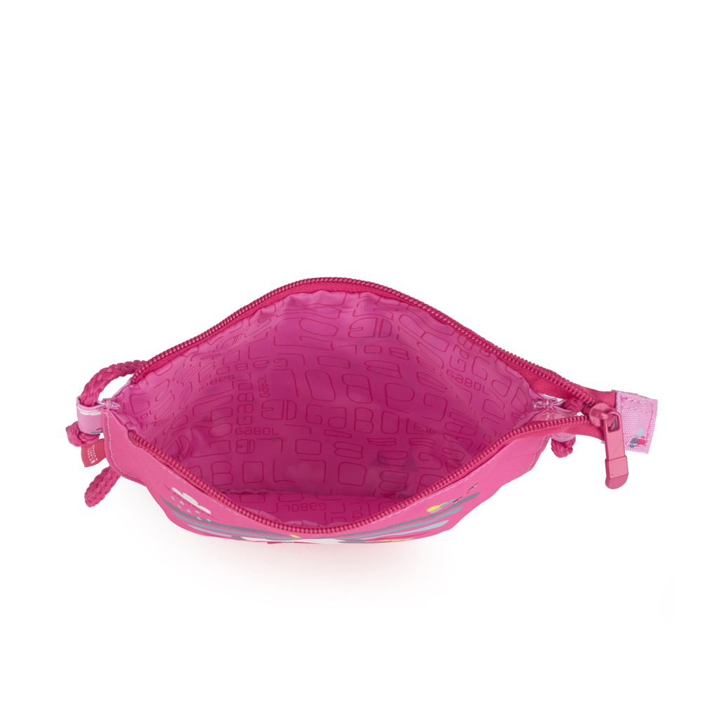 Torbica na rame 21x16x3 cm 0,6l-0,05 kg Rainbow roze