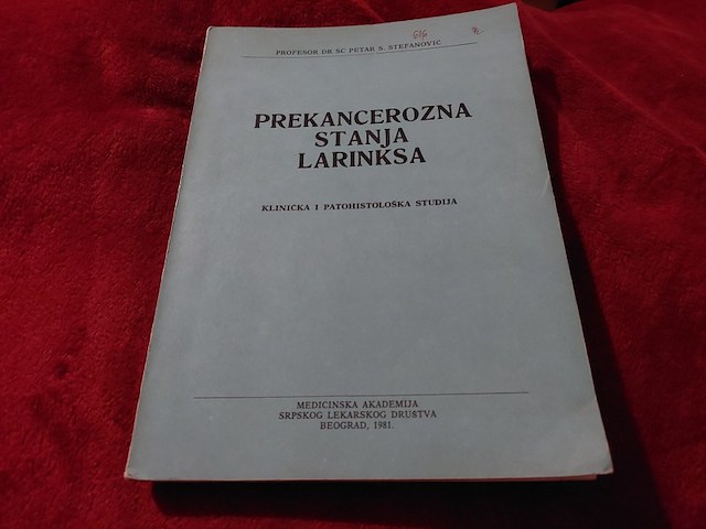 Prekancerozna stanja larinksa