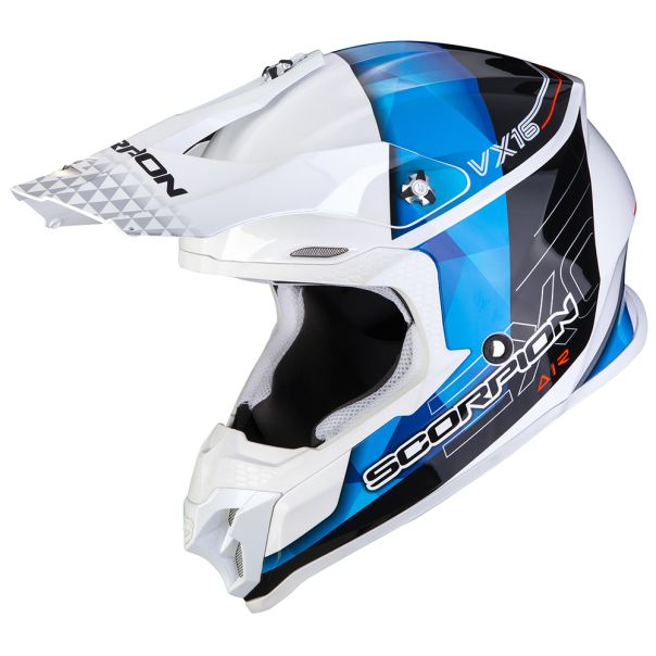 SCORPION Vx-16 evo air gem white blue