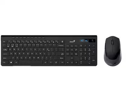 GENIUS SlimStar 8230 Wireless USB YU crna tastatura+ miš