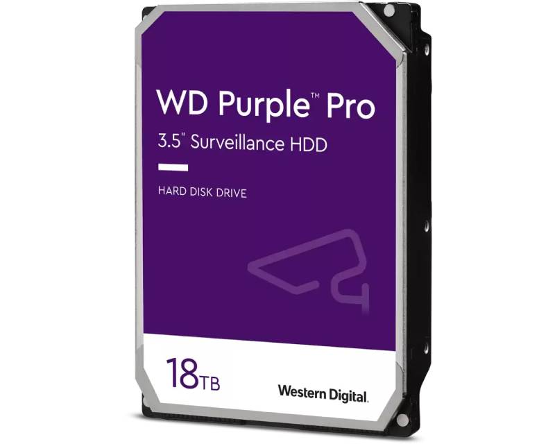 WD 18TB 3.5 inča SATA III 512MB IntelliPower WD181PURP Purple Pro hard disk
