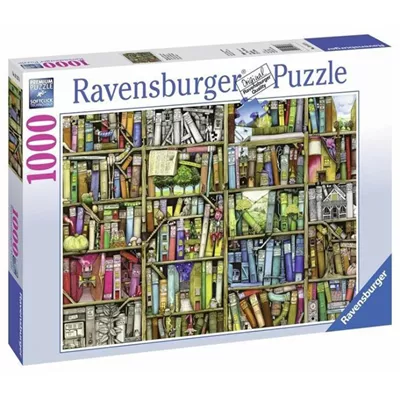 Ravensburger Ravensburger puzzle (RA19137) - Bizarre biblioteka - 1000 delova