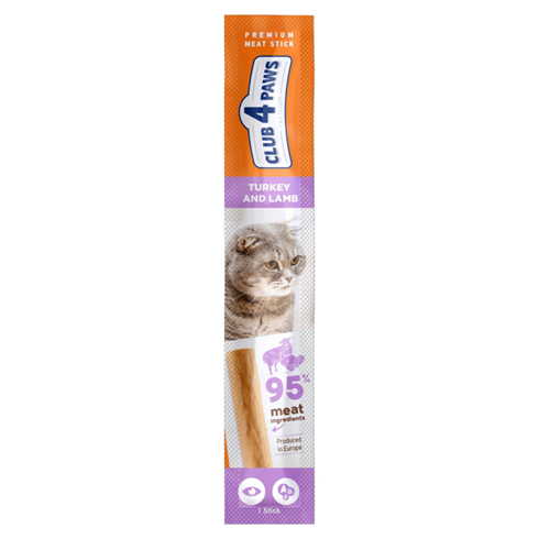 Club 4 Paws Cat Meat Stick ćuretina&jagnjetina poslastica za mačke 5g