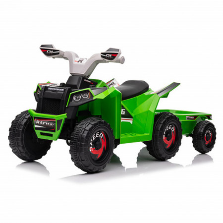 Auto sa prikolicom na baterije ATV Zeleni TS-039AT-ZE