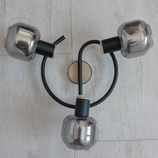 Spot lampa 3xE14 M180132 crna