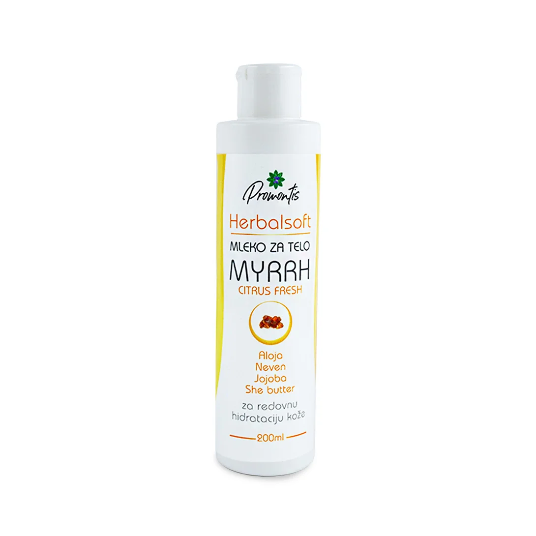 Herbalsoft MYRRH citrus fresh- mleko za telo