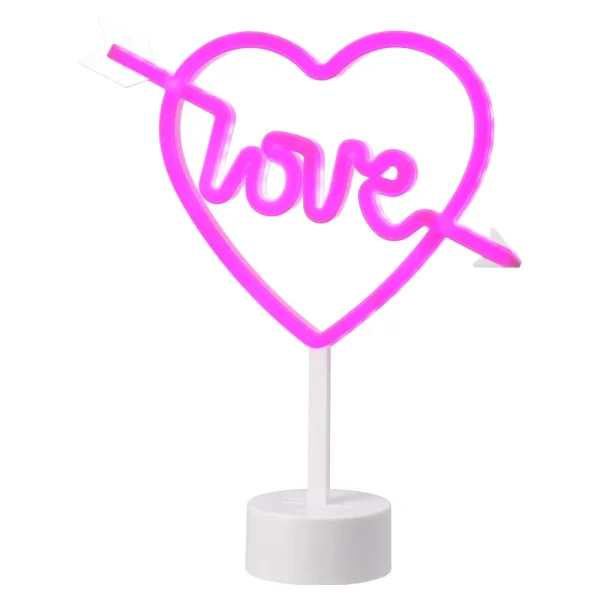 Luar, LED lampa, shape, love