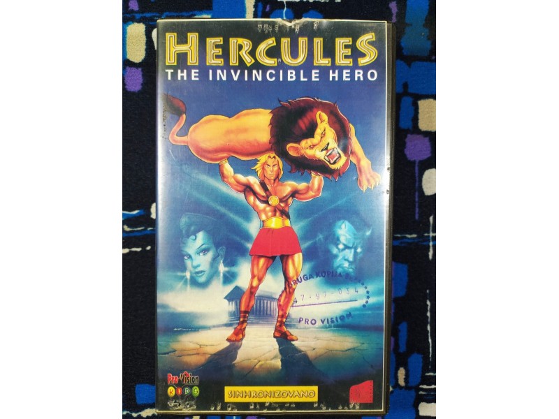 Herkules the invincible hero (VHS Crtani)