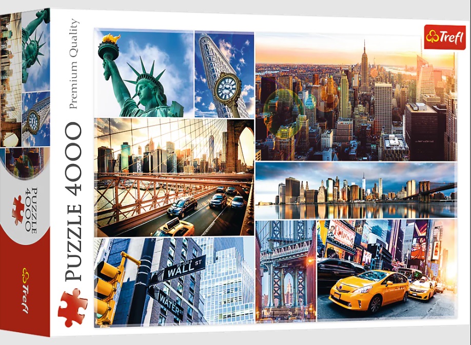 Puzzle 4000 delova-Kolaž New York
