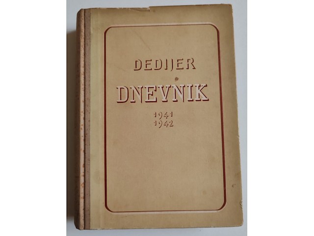 Dnevnik - Dedijer - 1941-1942