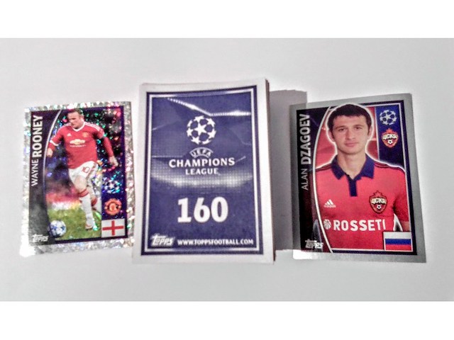 CHAMPIONS LEAGUE 2015/2016 TOPPS Sličice na komad