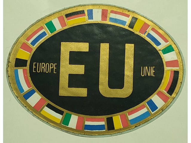 A/ YU Nalepnica - Europe EU Unie / Evropska Unija