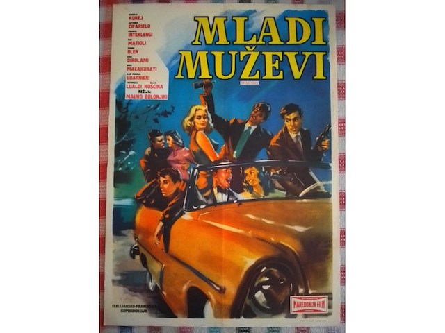 plakat MLADI MUŽEVI