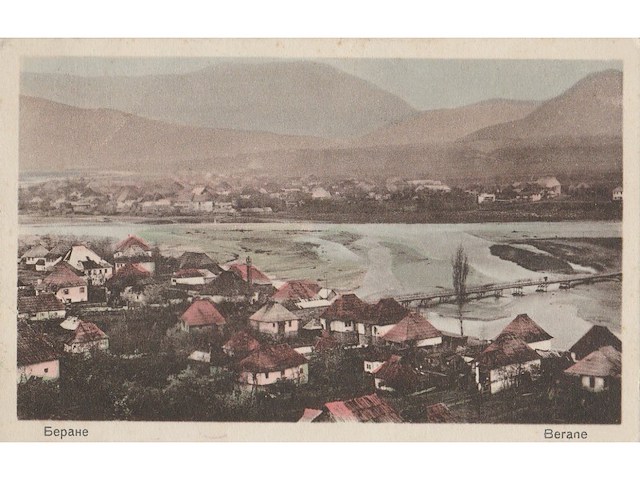 Berane, panorama, razglednica putovala 1930.