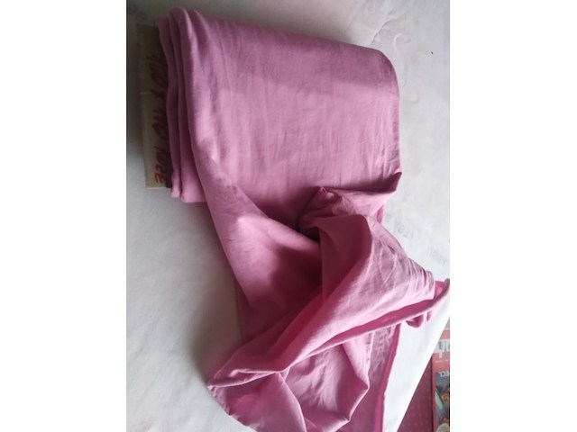 Rastegljiv pamučni materijal roze 160x110