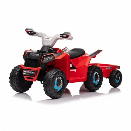 Auto sa prikolicom na baterije ATV Crveni TS-039AT-CR