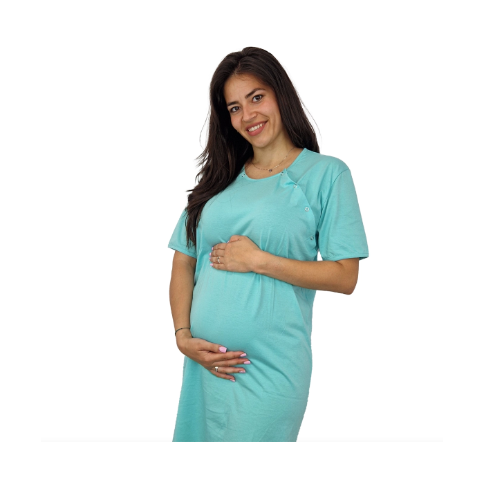 Spavaćica za trudnice i dojenje Mint L
