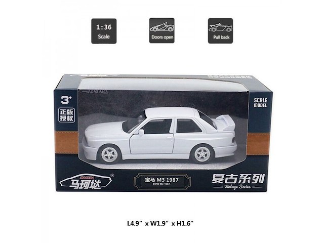 1:36 BMW M3 1987, beli