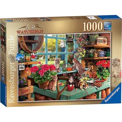 Ravensburger Ravensburger puzzle – 1000 delova - Da li gleda? (RA19552)