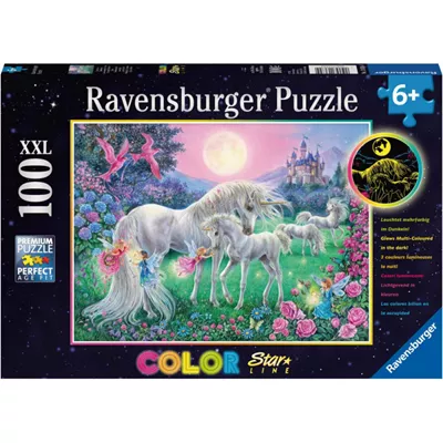 Ravensburger Ravensburger puzzle - 100 delova - Jednorozi u prirodi (RA13670)